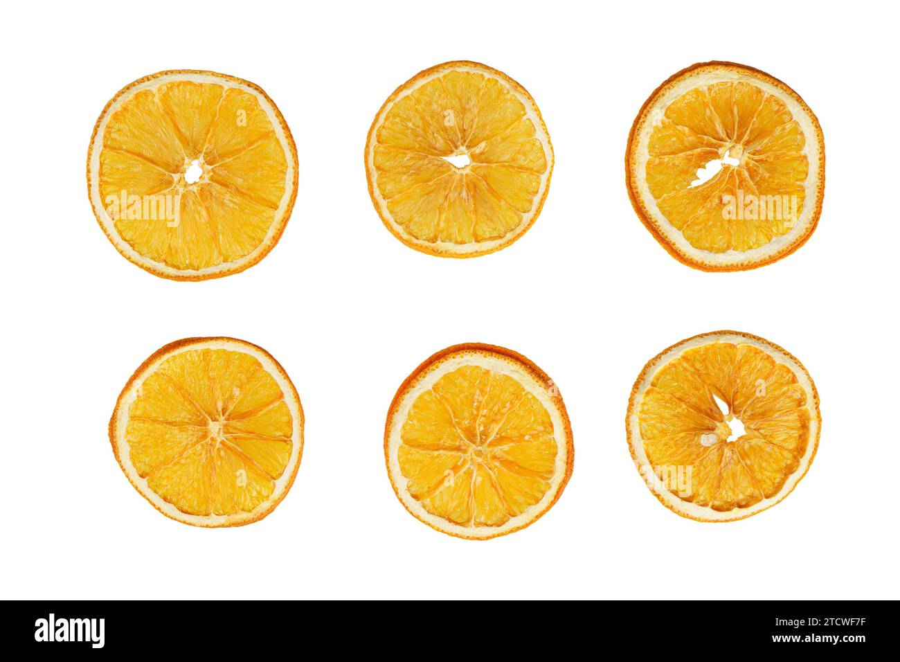 Flat lemon set slices Cut Out Stock Images & Pictures - Alamy