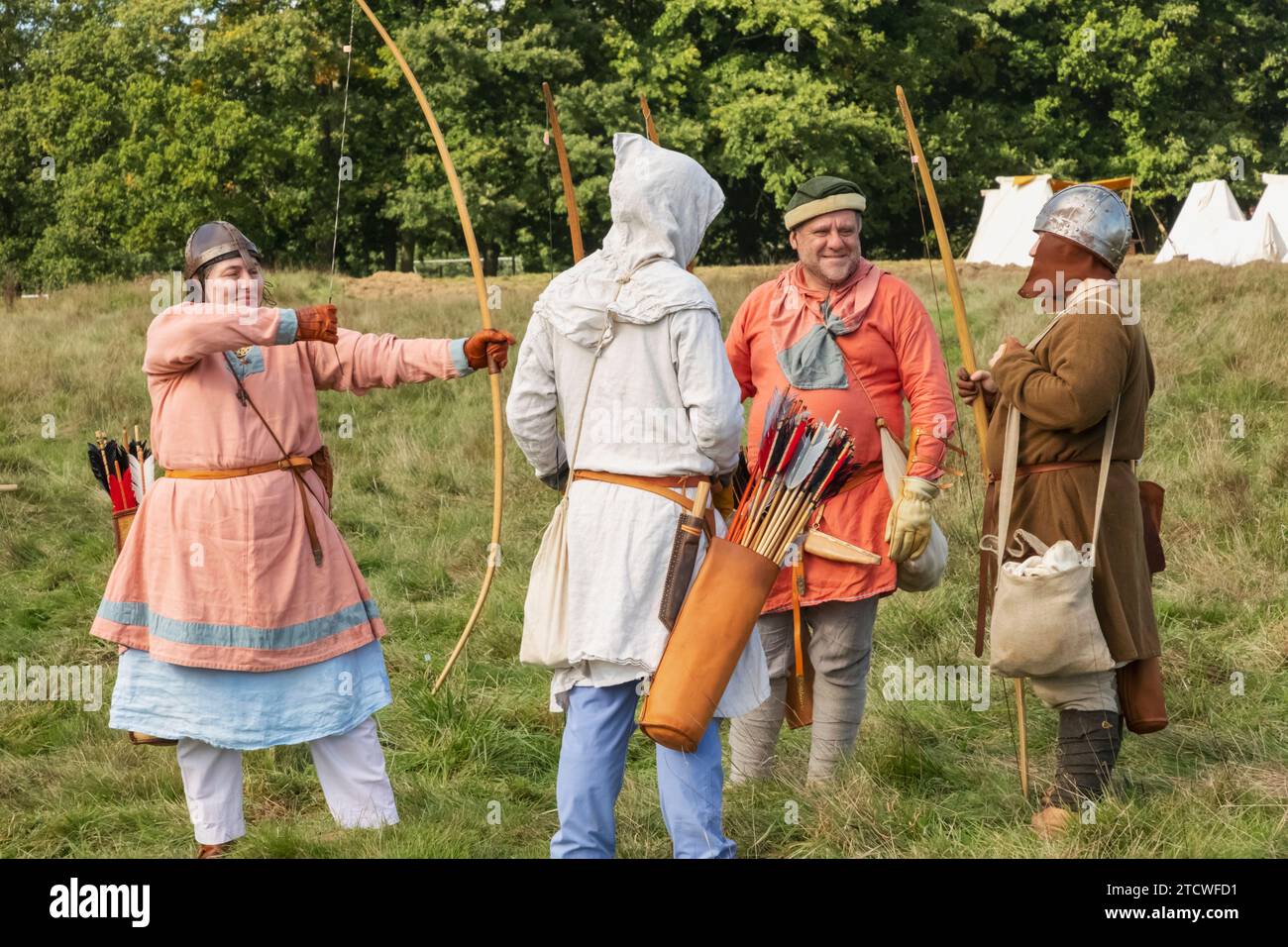 England, East Sussex, Battle, The Annual October Battle of Hastings Re ...