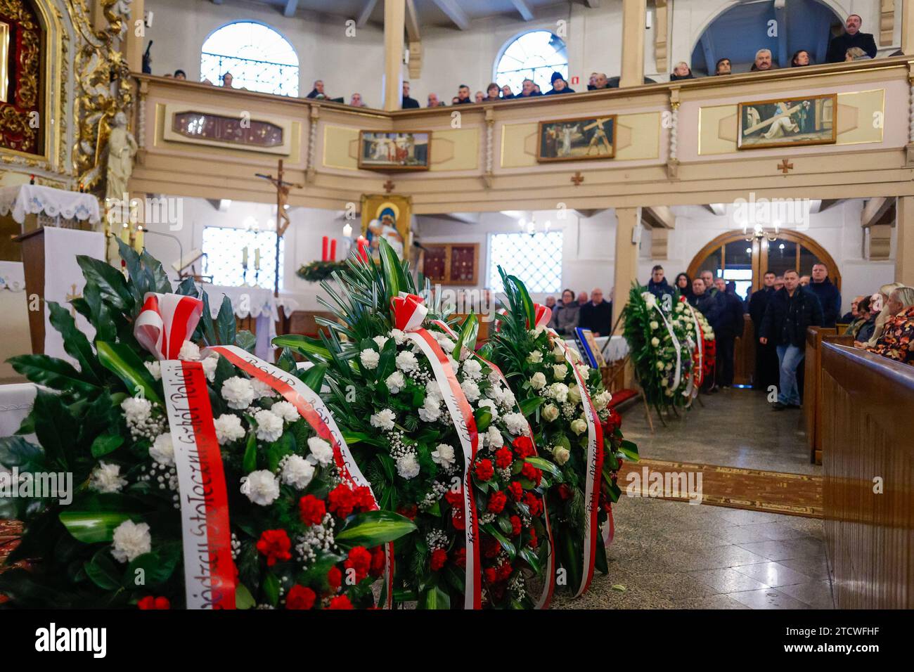 Wroclaw, Wroclaw, Poland. 14th Dec, 2023. The funeral of Daniel ...