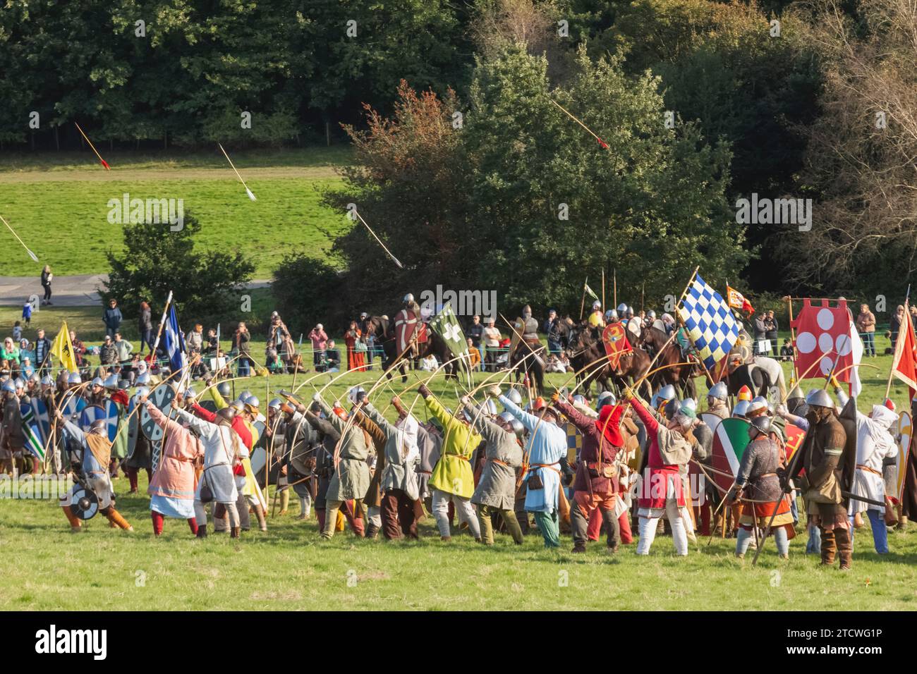 England, East Sussex, Battle, The Annual October Battle of Hastings Re ...