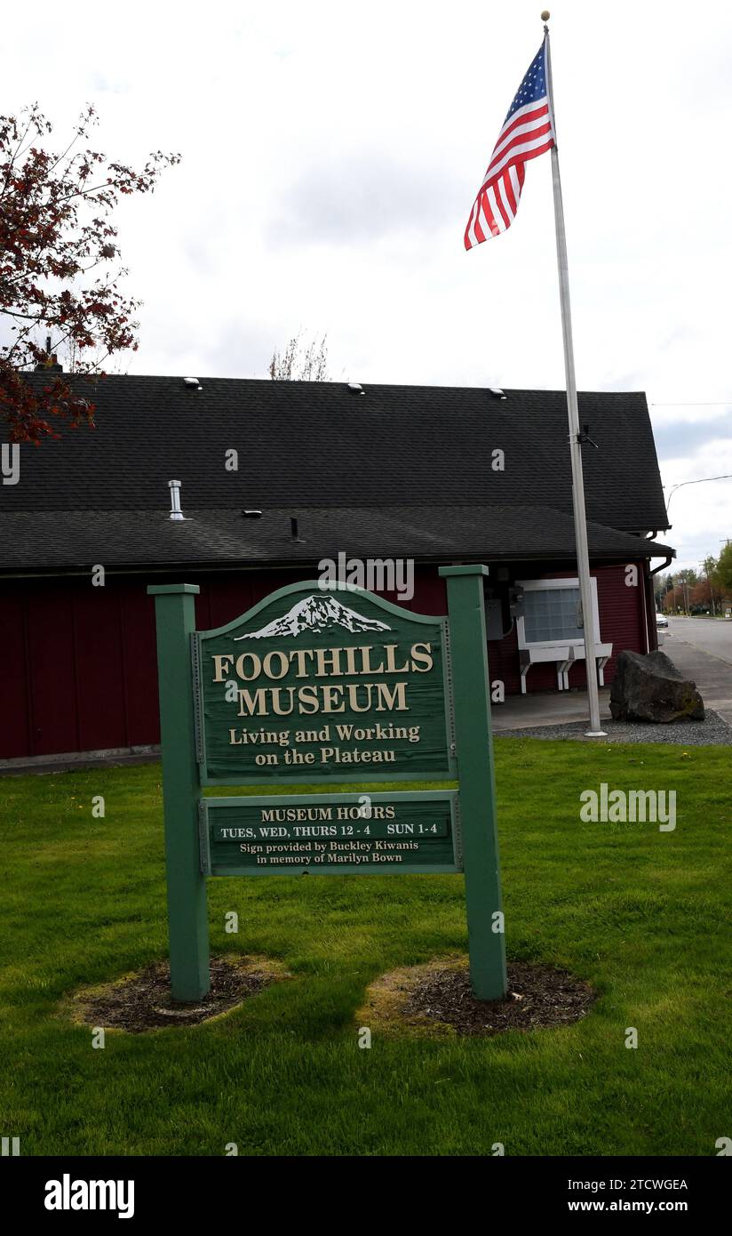 Buckley/Washington/USA 21.April 2019/Foothills Museum and Foothill ...