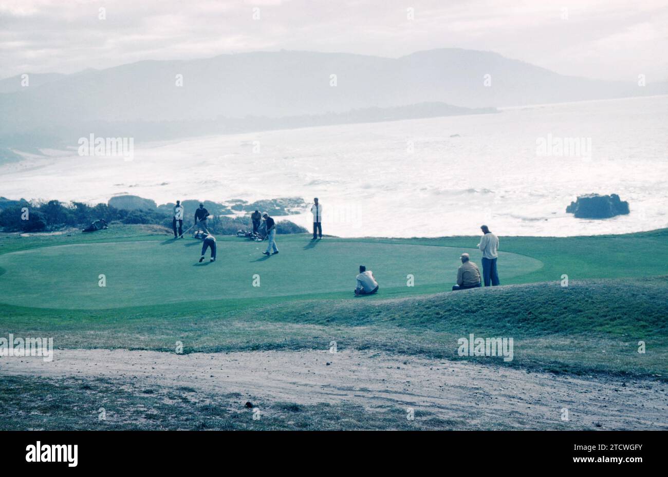PEBBLE BEACH, CA - JANUARY 19: General view of the action during the ...