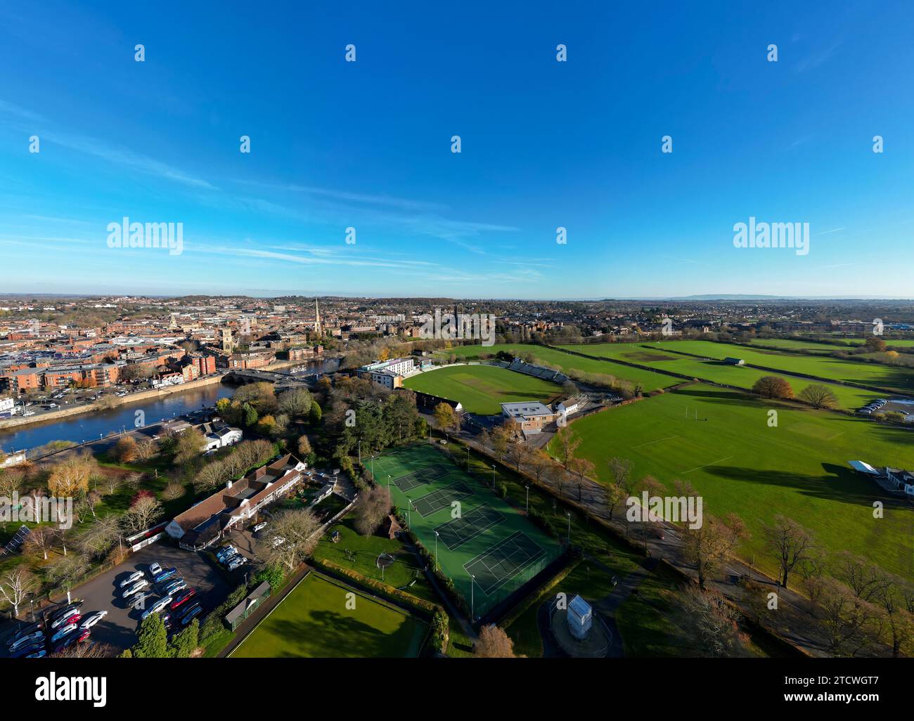 Aerial view of worcester hi-res stock photography and images - Alamy