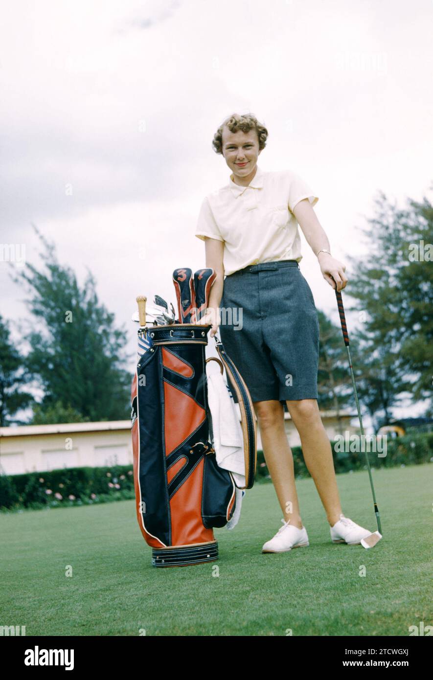 FL - FEBRUARY, 1956: Elizabeth "Betsy" Rawls of the United States poses ...