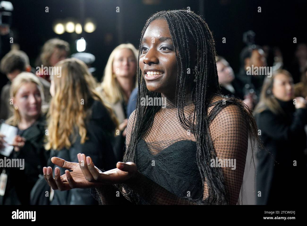 Suzy Bemba attends the UK gala screening of Poor Things at the Barbican ...