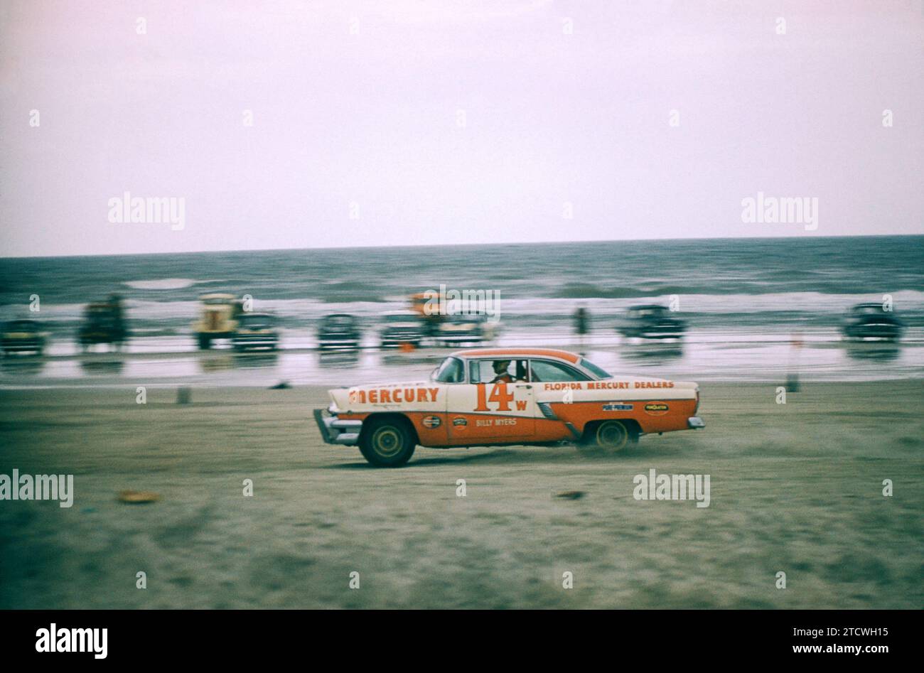 DAYTONA BEACH, FL - FEBRUARY 26: Billy Myers in the Mercury #14 car ...