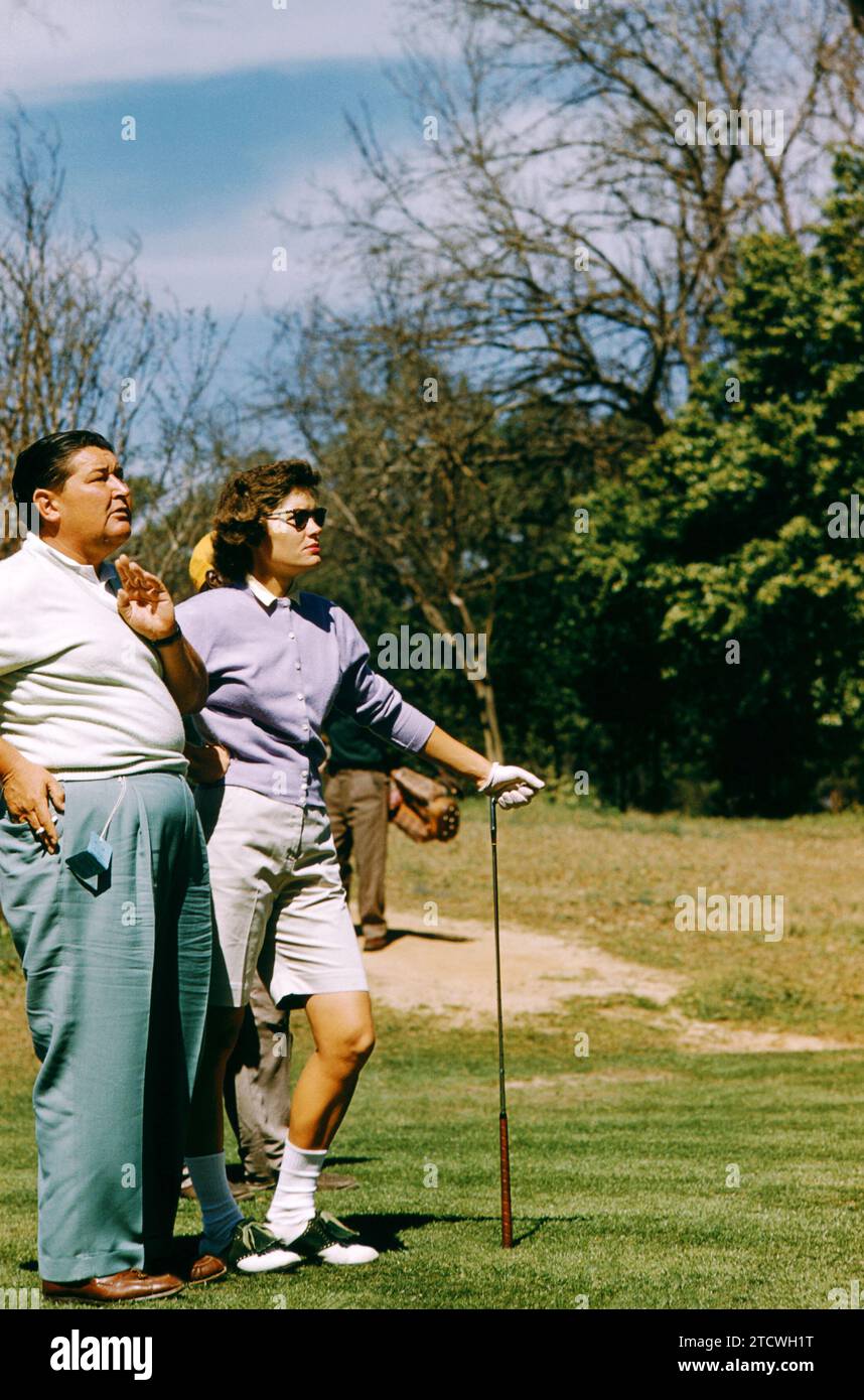 AUGUSTA, GA - MARCH, 1956: Jo Ann Prentice of the United States looks ...
