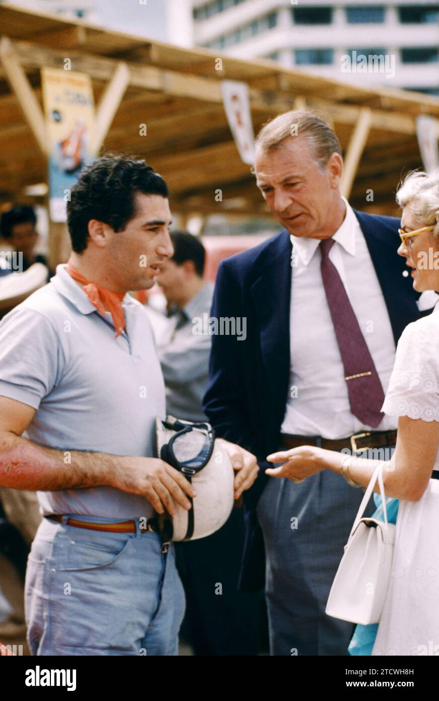 HAVANA, CUBA - FEBRUARY 24: Driver Alfonso "Marquis' de Portago (1928 ...