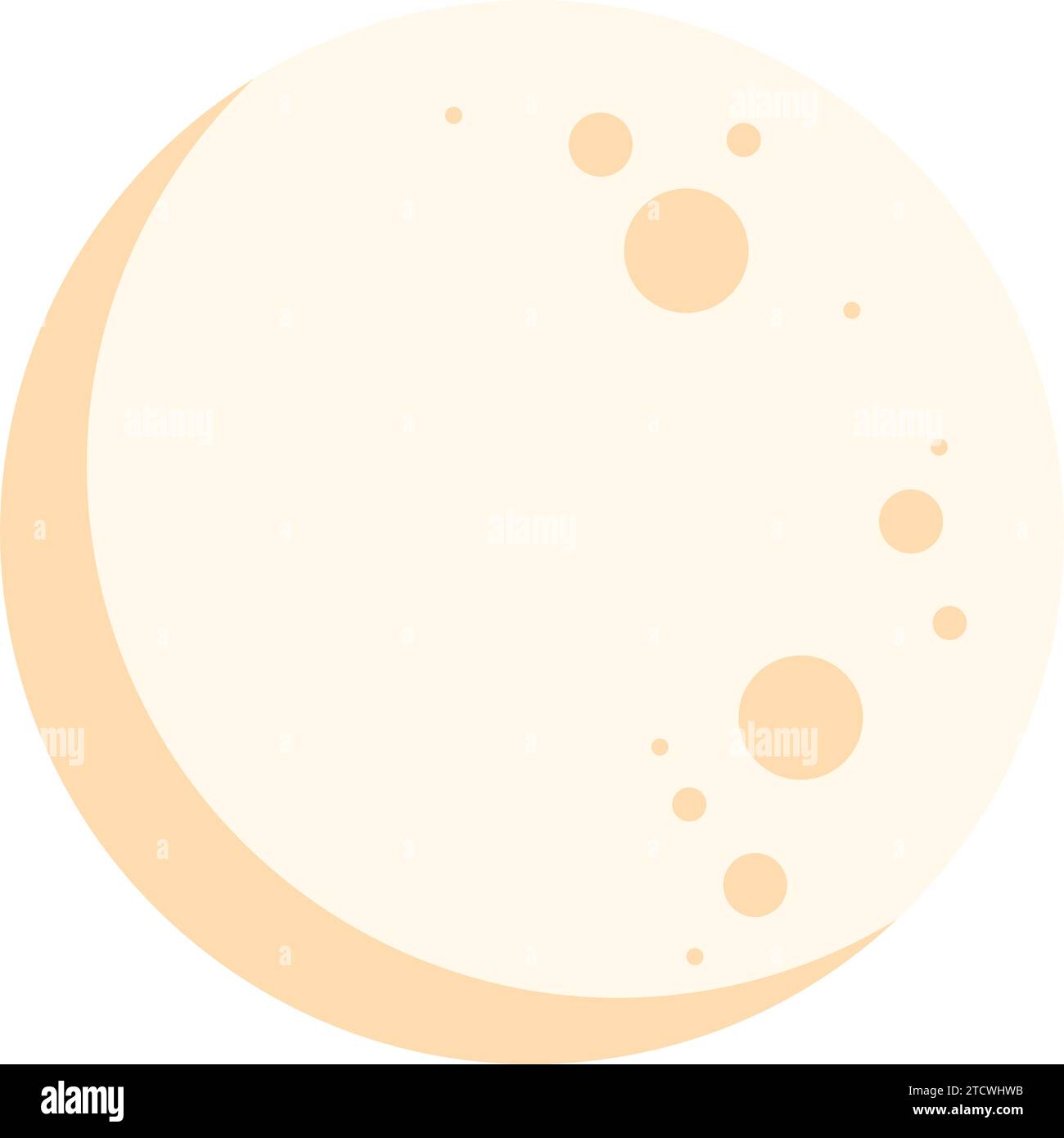 Colored bright moon Vector Stock Vector Image & Art - Alamy