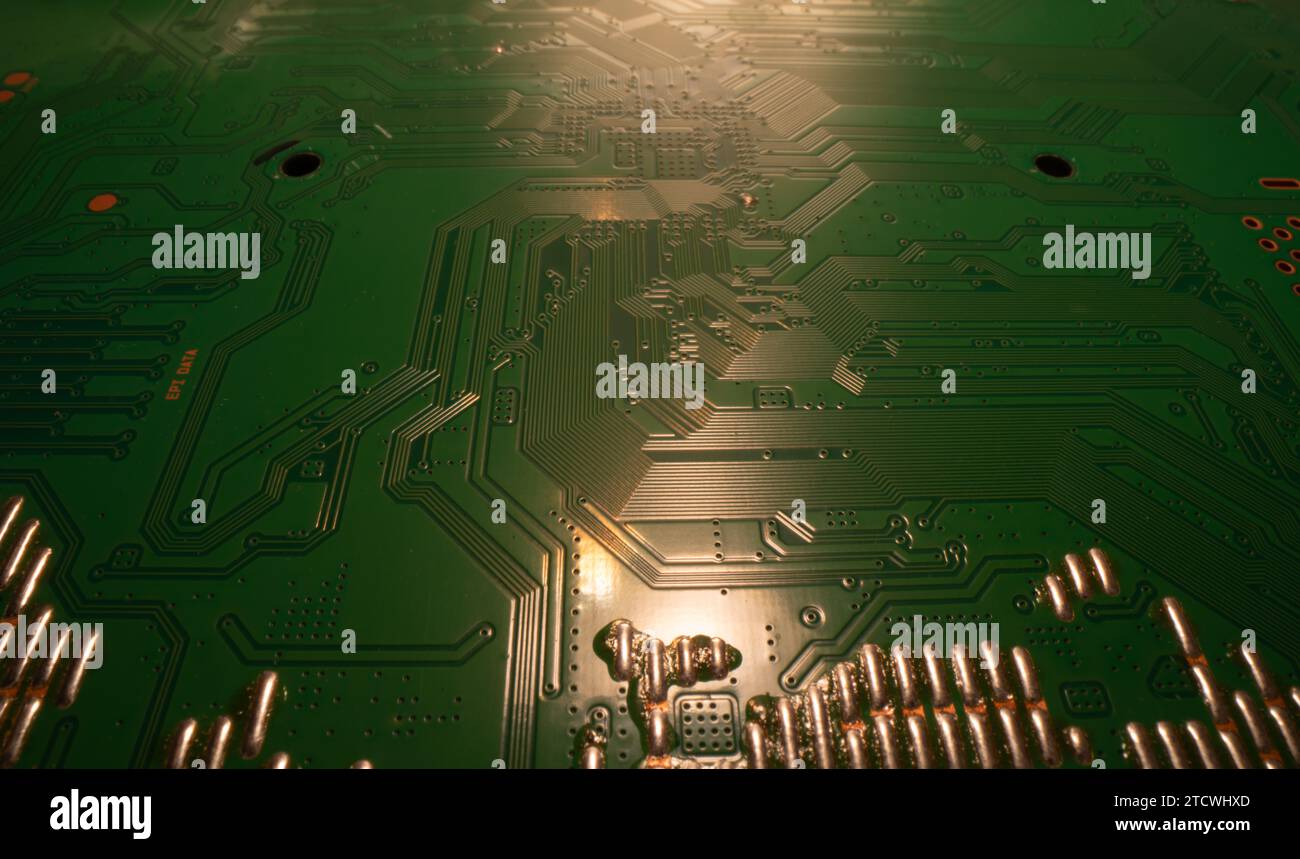 Circuit board background. Electronic circuit board texture. Computer ...