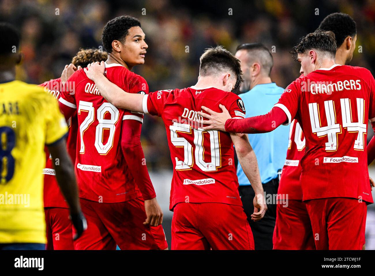 Ben doak of liverpool and luke chambers of liverpool hi-res stock ...