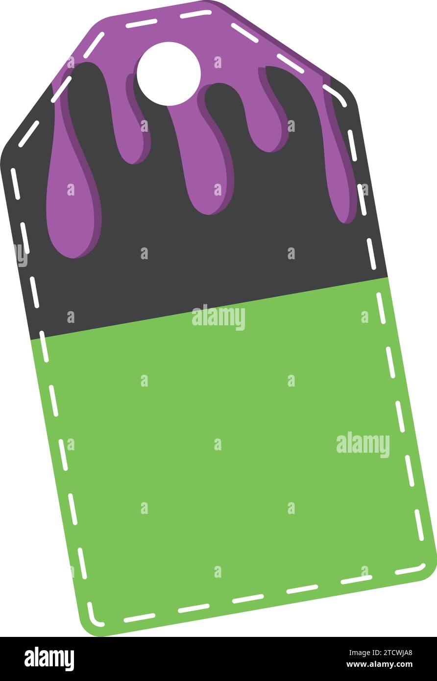 Empty halloween discount label Vector Stock Vector Image & Art - Alamy
