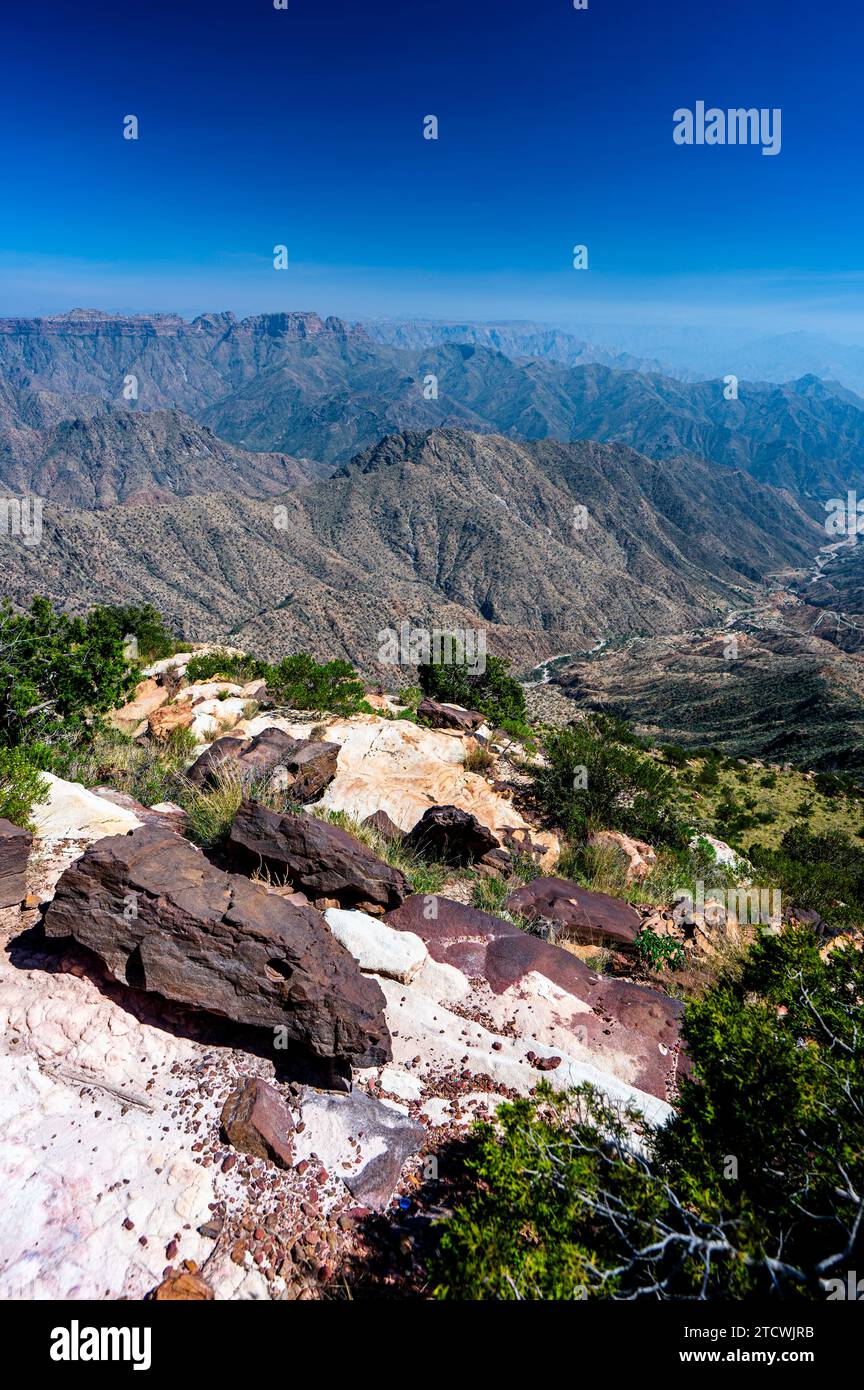 Landscape of the Asir Mountains in Saudi Arabia Stock Photo - Alamy