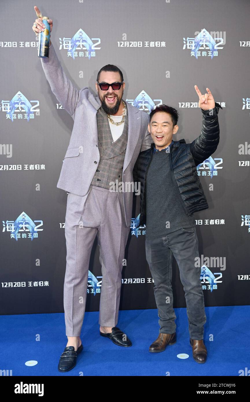 December 9, 2023, Shanghai, Shanghai, China: James Wan, Jason Moma on ...