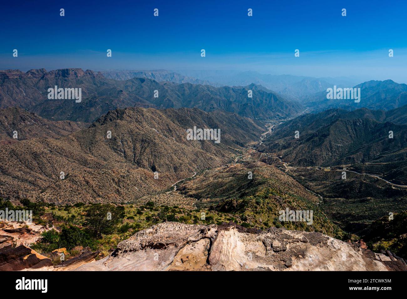Landscape of the Asir Mountains in Saudi Arabia Stock Photo - Alamy