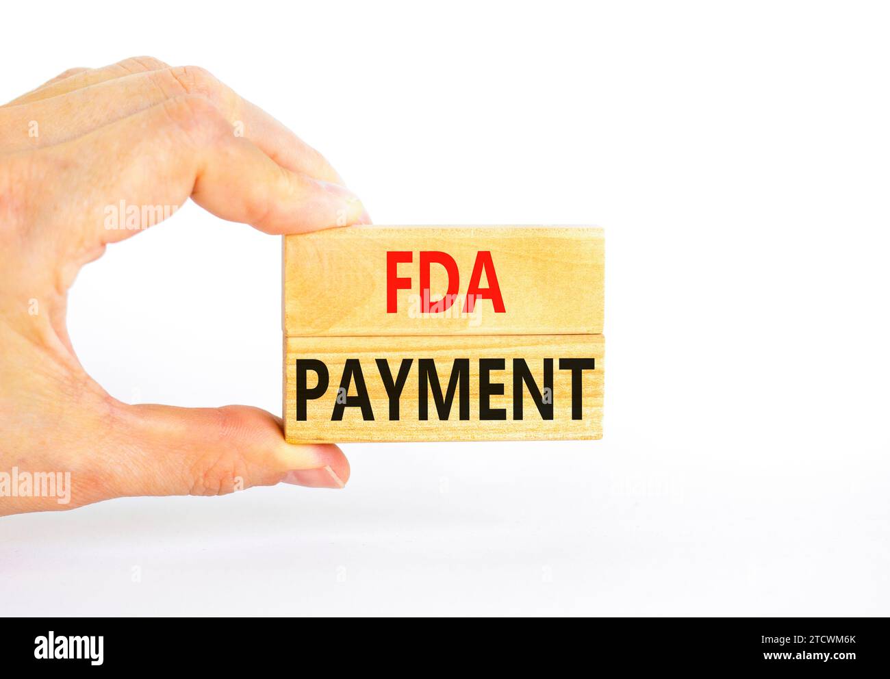 FDA Food and Drug Administration payment symbol. Concept words FDA ...
