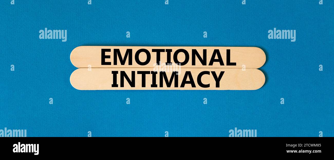 Emotional intimacy symbol. Concept words Emotional intimacy on ...