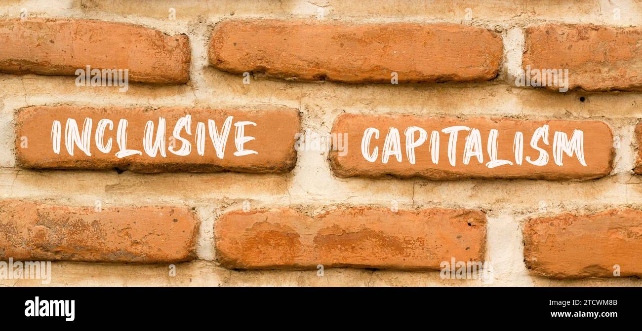 Inclusive capitalism symbol. Concept words Inclusive capitalism on ...