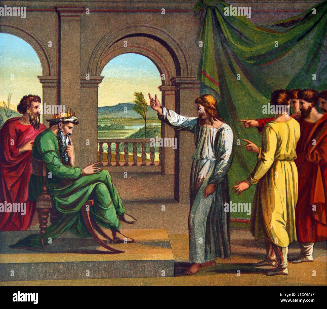 Joseph interpreting the dreams of pharoahs hi-res stock photography and ...