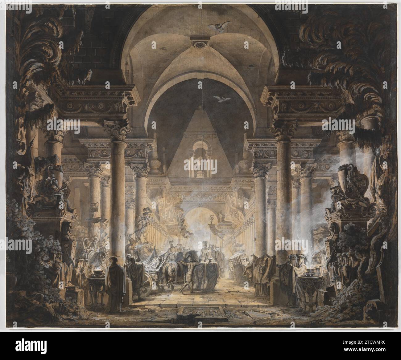 The Tomb of Agamemnon 1998 by Louis Jean Desprez Stock Photo - Alamy