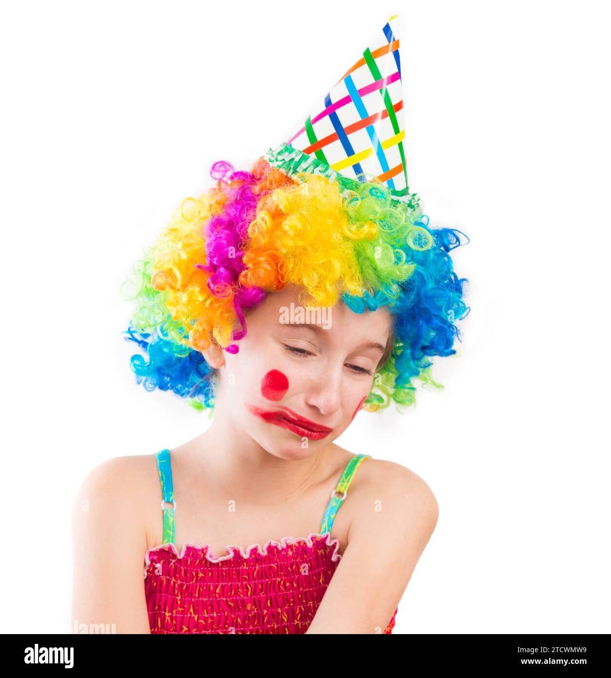Clown crying child hi-res stock photography and images - Alamy