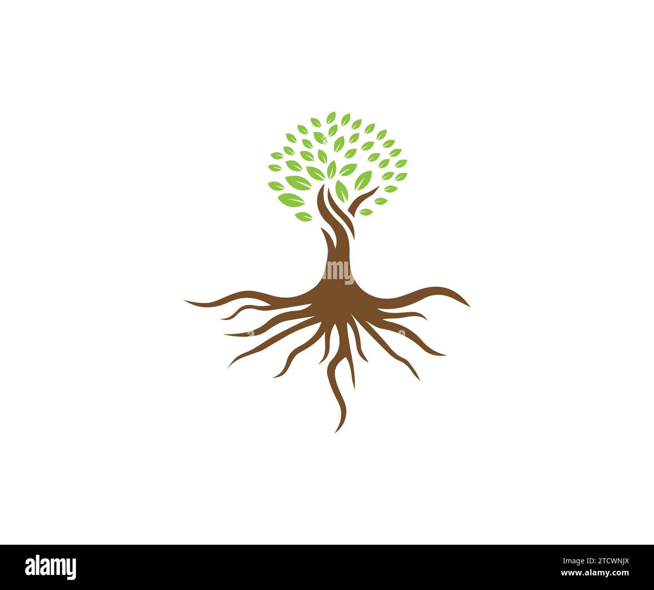 Tree logo design vector Stock Vector Image & Art - Alamy