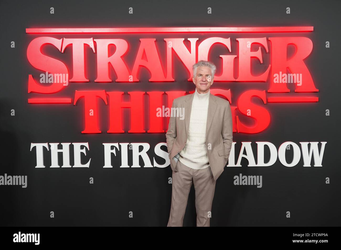 Matthew Modine attends the opening night gala of Stranger Things: The First Shadow, at the ...