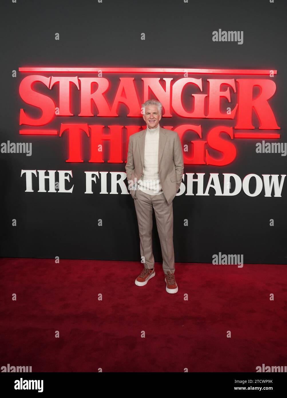 Matthew Modine attends the opening night gala of Stranger Things: The First Shadow, at the ...