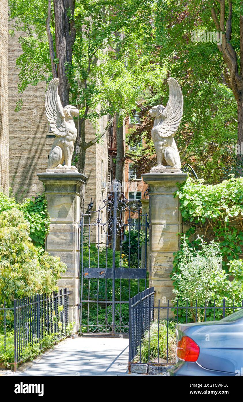 Andrew J. Thomas designed The Towers, a brick-and-stone apartment complex on 80th Street, in ...