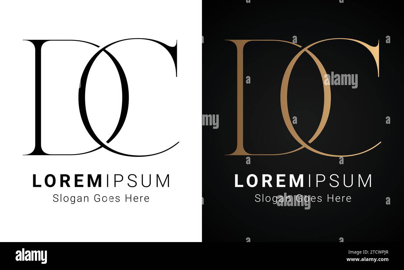 Letter dc logo Stock Vector Images - Alamy