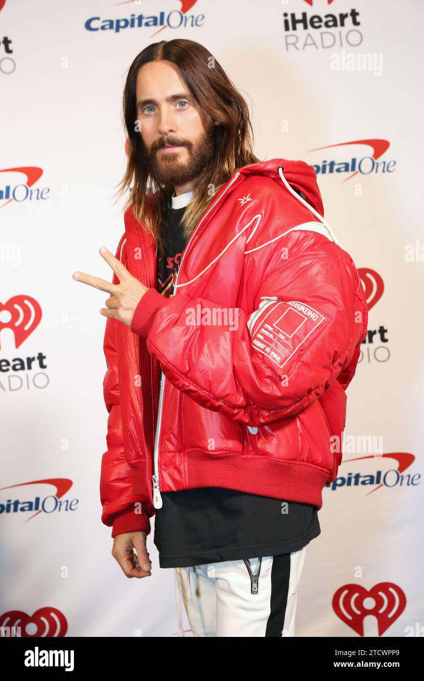 PHILADELPHIA, PA DECEMBER 12: Jared Leto backstage at Q102 Jingle Ball ...