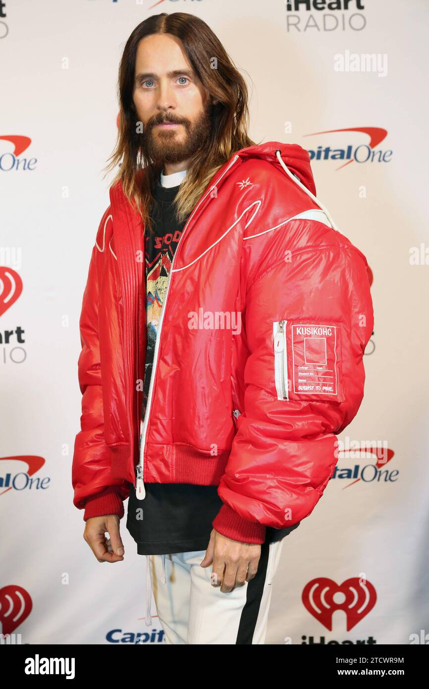 PHILADELPHIA, PA DECEMBER 12: Jared Leto backstage at Q102 Jingle Ball ...