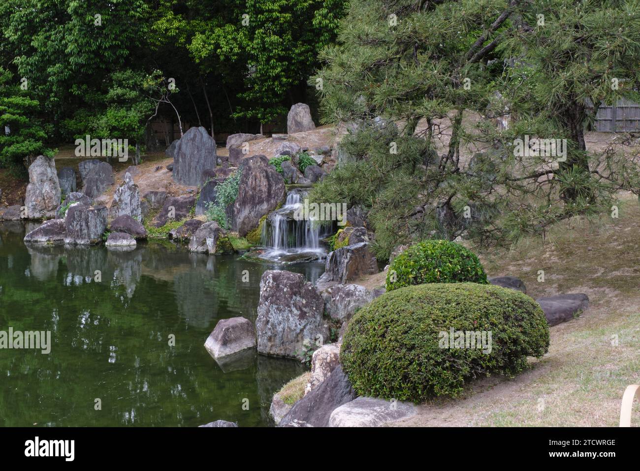 image of traditional Japanese garden Stock Photo - Alamy
