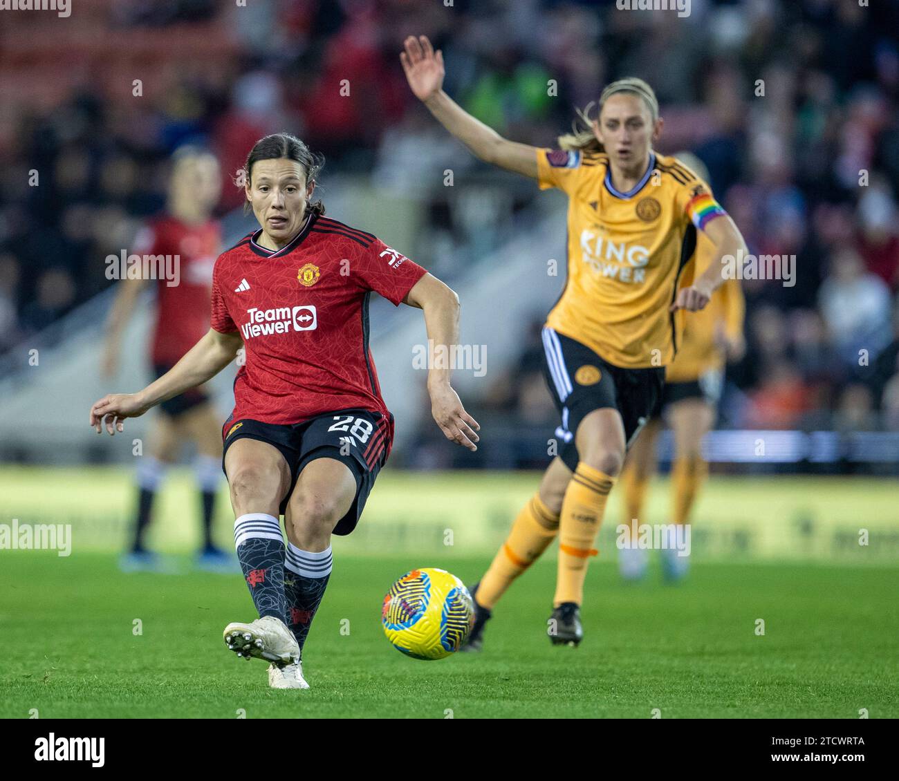 Leigh Sports Village, Manchester, UK. 14th Dec, 2023. FA Womens League ...