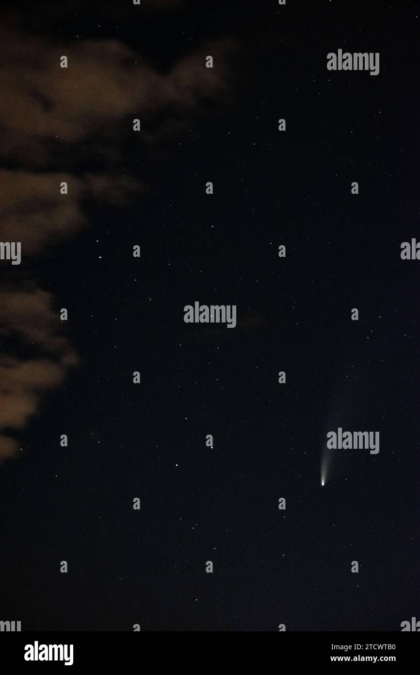 Comet over clouds hi-res stock photography and images - Alamy