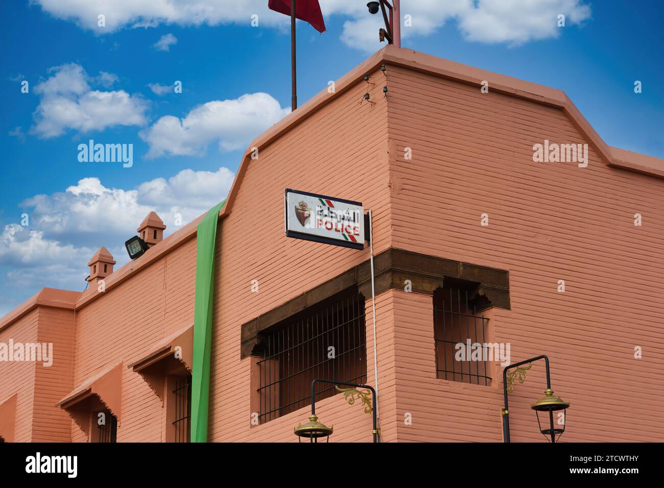 Police station in Marrakesh, Morocco Stock Photo - Alamy