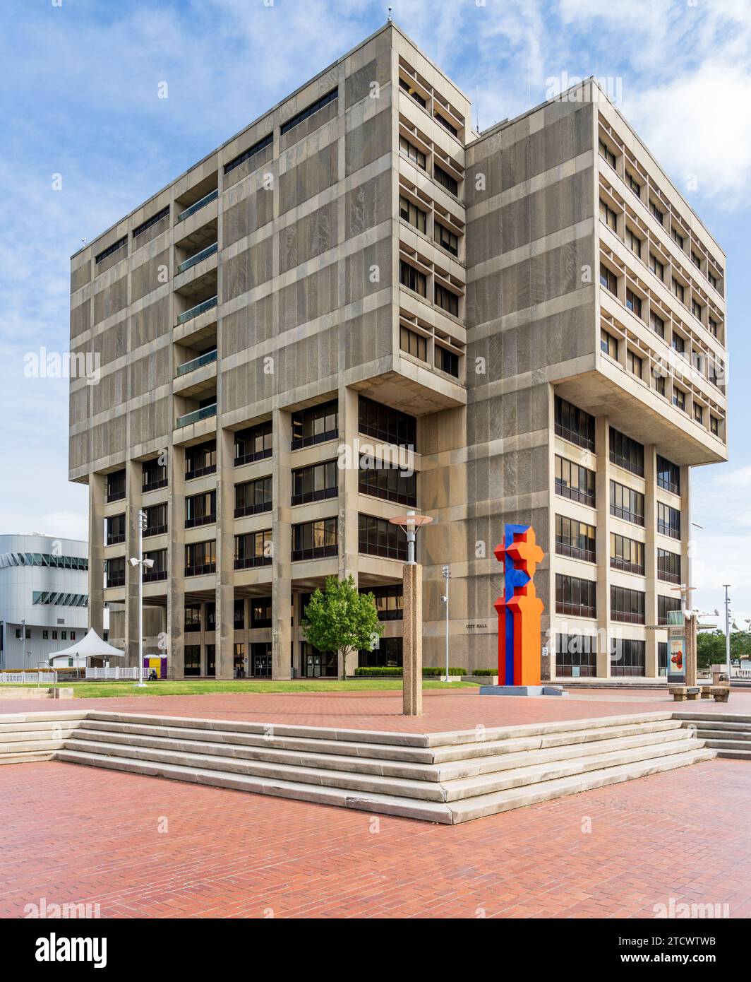 Baton Rouge, LA - 27 October 2023: Famous building housing City Hall in ...
