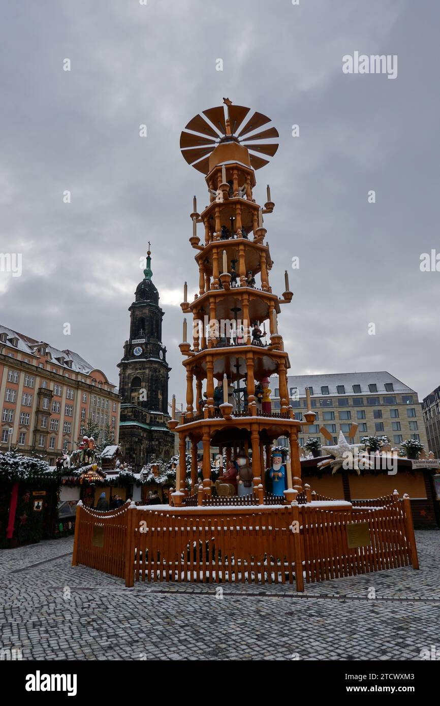 Dresden, Germany - November 29, 2023 - Dresden Germany Christmas market ...