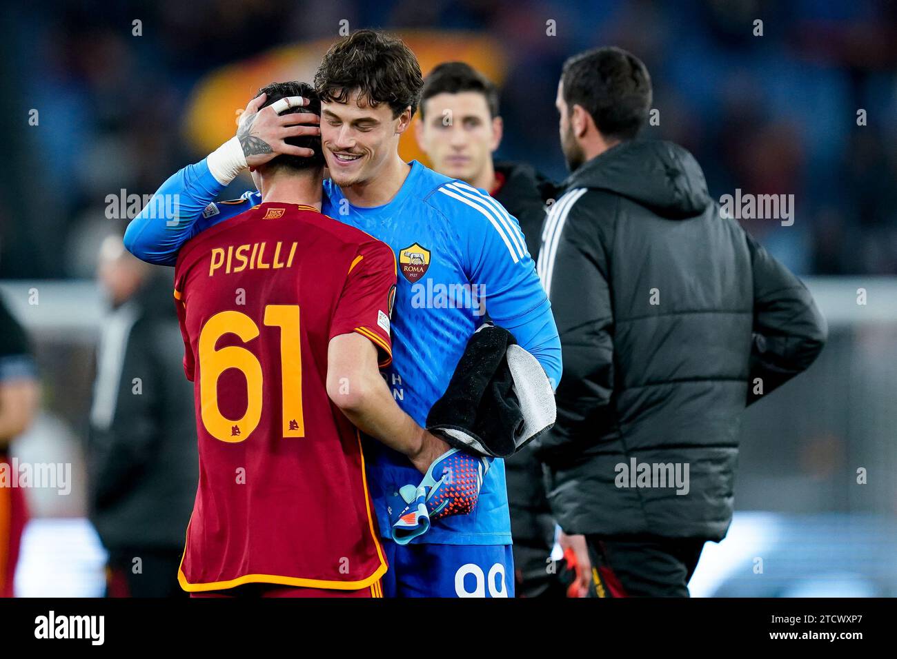 Rome, Italy. 14th Dec, 2023. Niccolo' Pisilli of AS Roma moves to ...