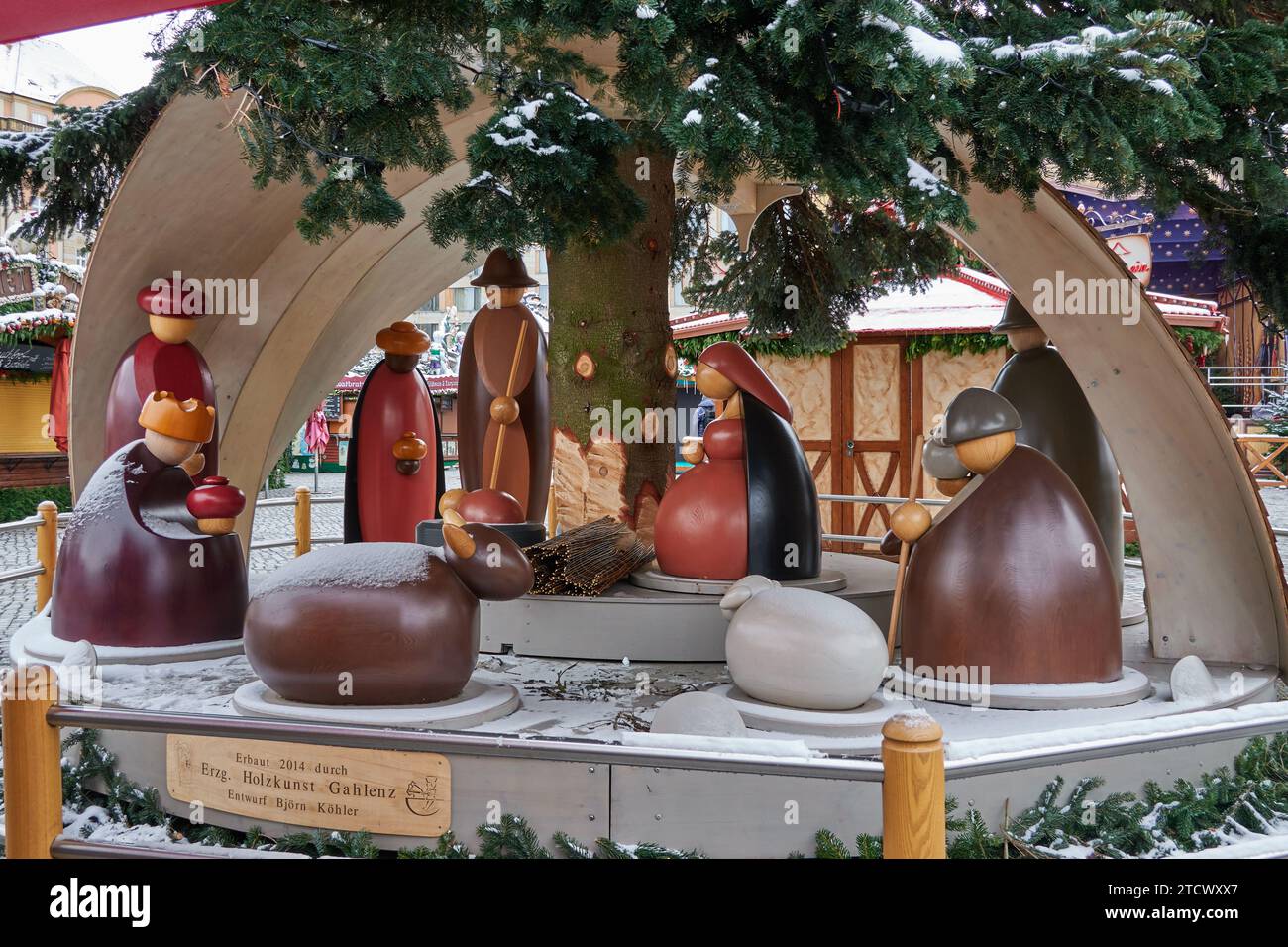Dresden, Germany - November 29, 2023 - Dresden Germany Christmas market ...