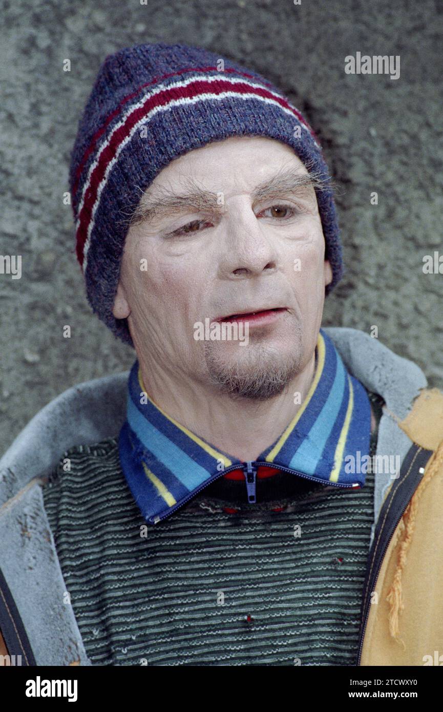 Milan Italy 1997-02-01: Articolo 31,J-Ax and DJ Jad, during the makeup ...