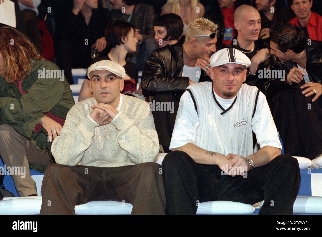 Milan Italy 1999-03-23: Articolo 31, J-Ax and DJ Jad, during the “PIM ...