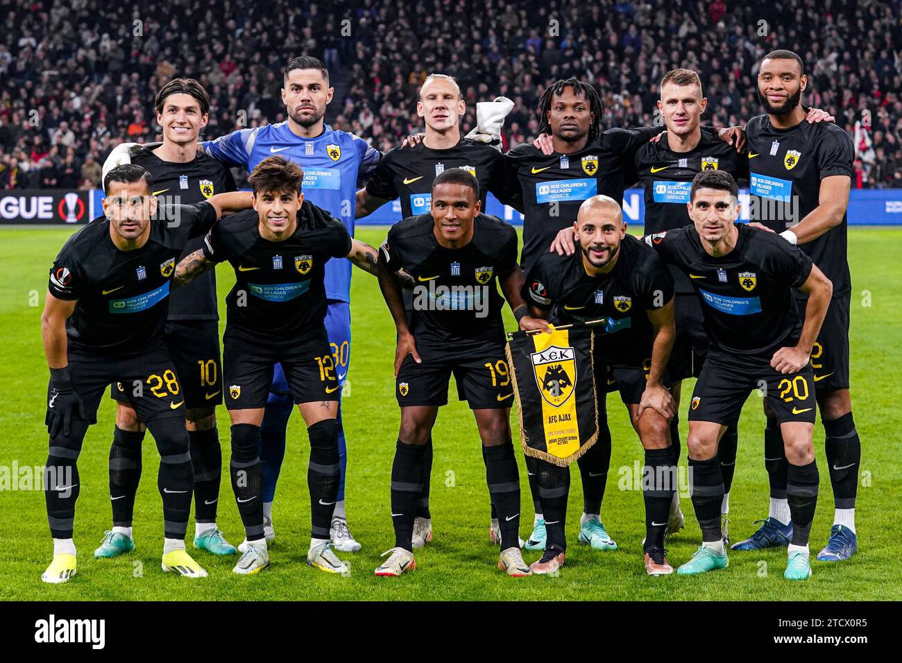 AMSTERDAM, NETHERLANDS - DECEMBER 14: goalkeeper Giorgos Athanasiadis ...