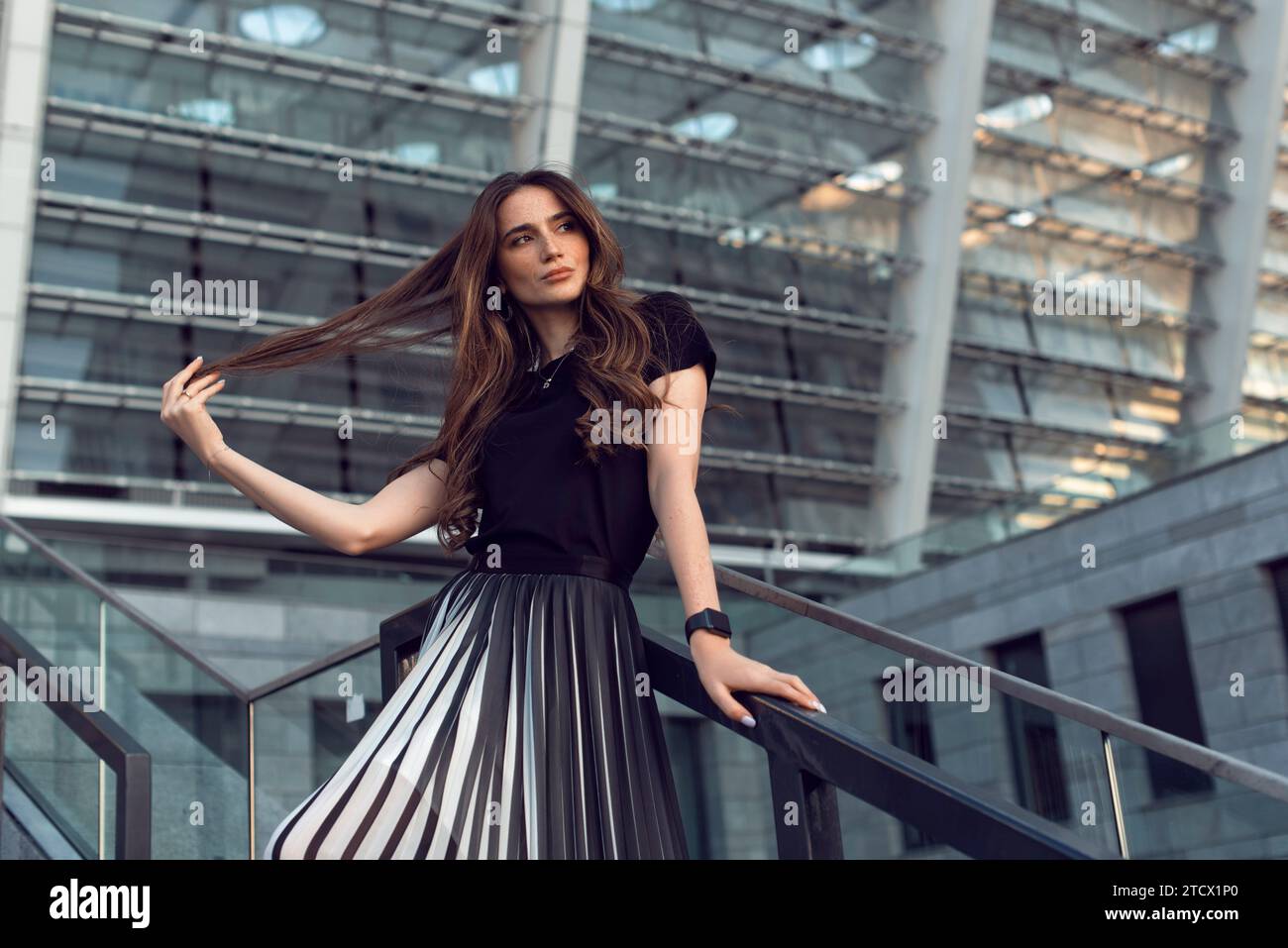 Freckles brunette hi-res stock photography and images - Alamy