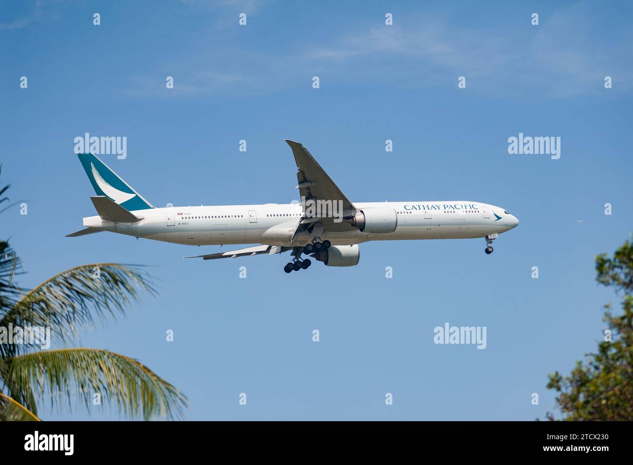 26.07.2023, Singapore, Republic of Singapore, Asia - A Cathay Pacific ...