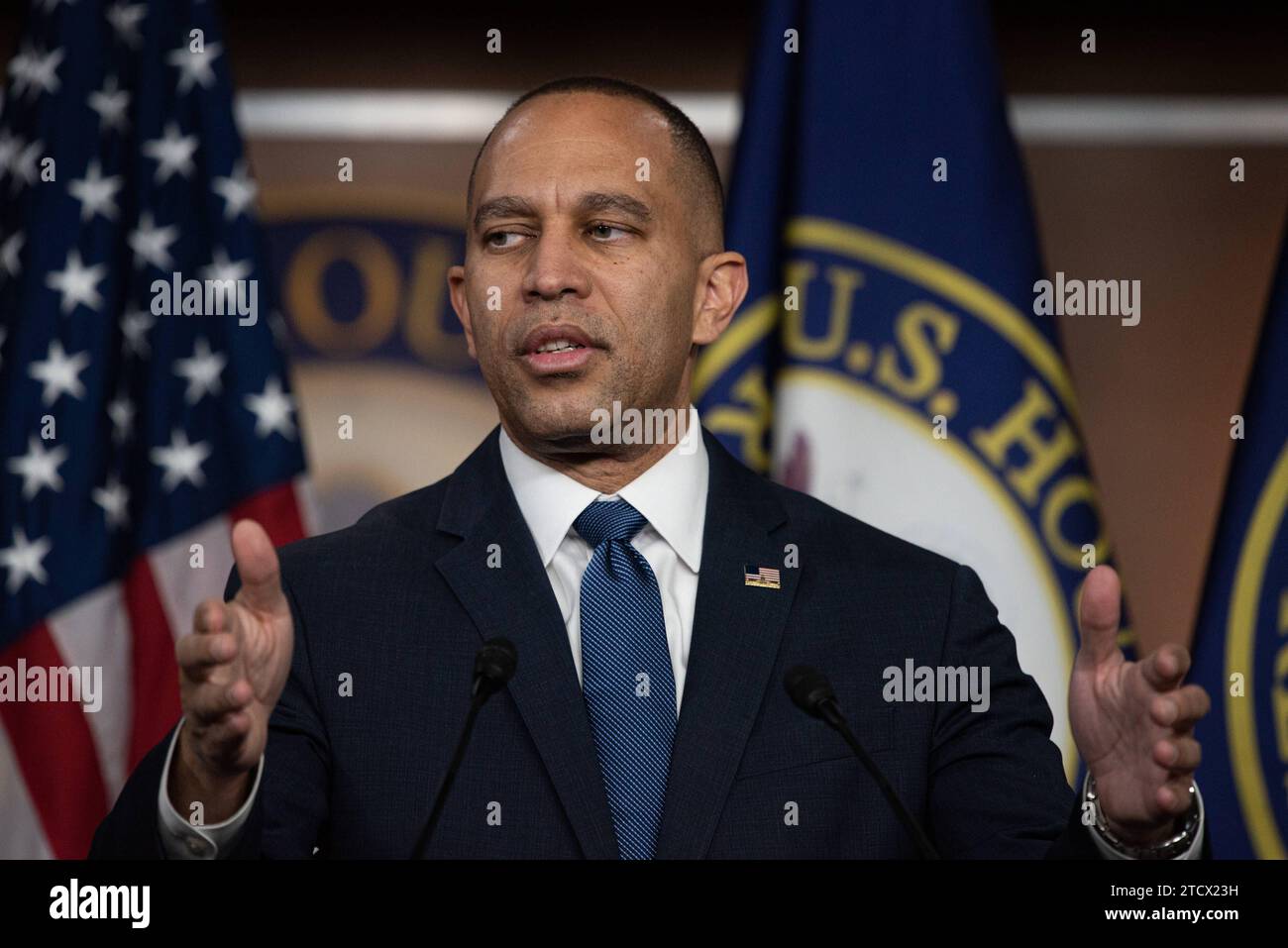 United States House Minority Leader Hakeem Jeffries Democrat of New ...