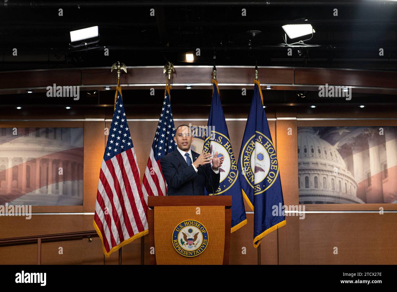 United States House Minority Leader Hakeem Jeffries Democrat of New ...