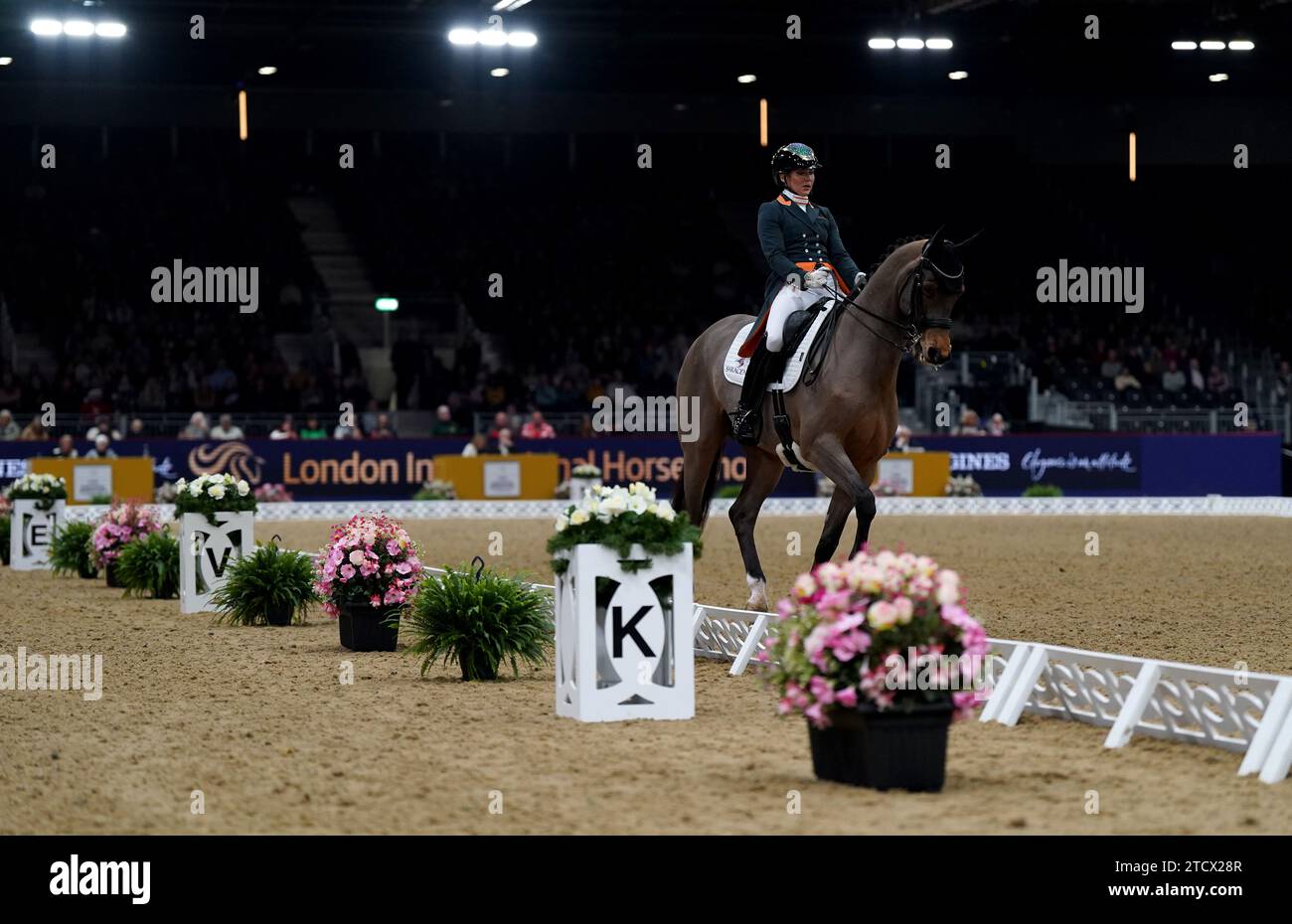 Giraldo ridden by Ireland's Abigail Lyle during the FEI Dressage World ...