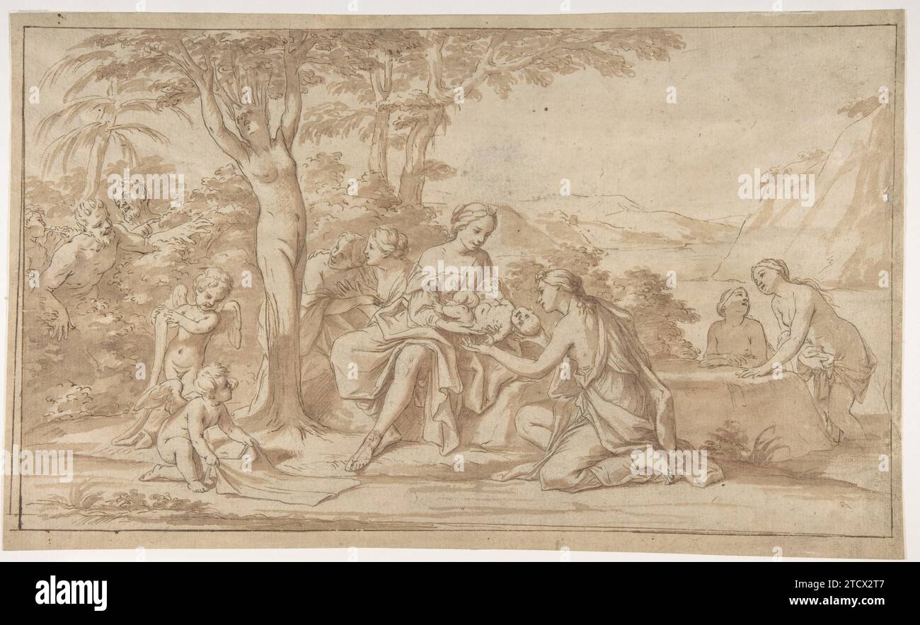 The Birth of Adonis 1961 by Marcantonio Franceschini Stock Photo - Alamy