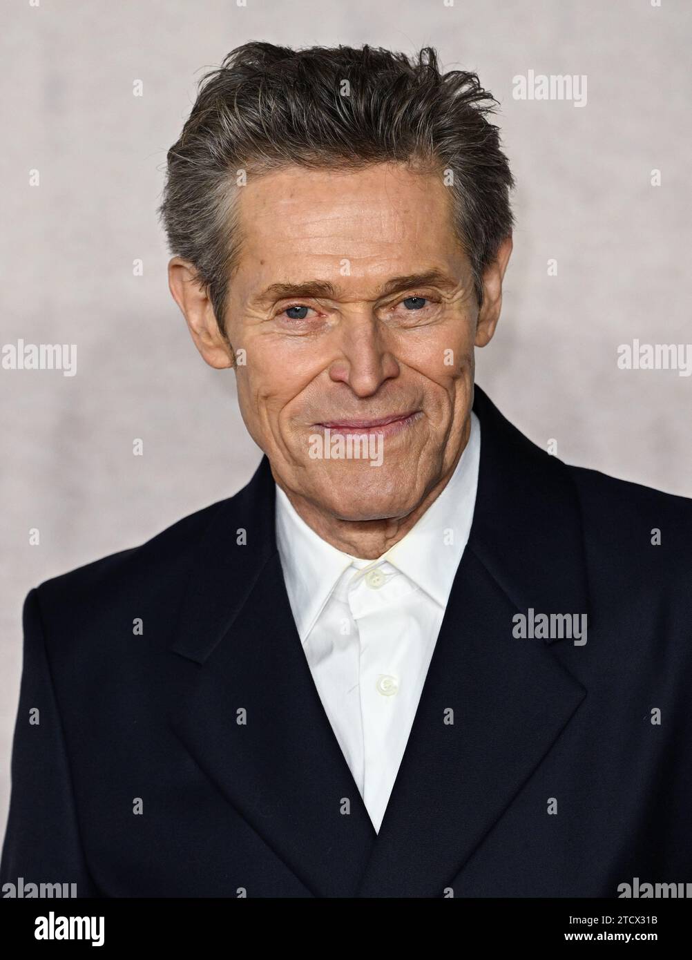 London, UK. December 14th, 2023. Willem Dafoe arriving at the Poor ...